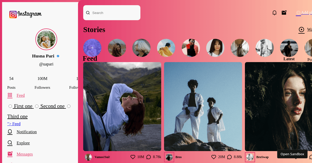 static - Codesandbox