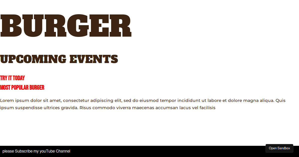 How to add Google Fonts - Codesandbox