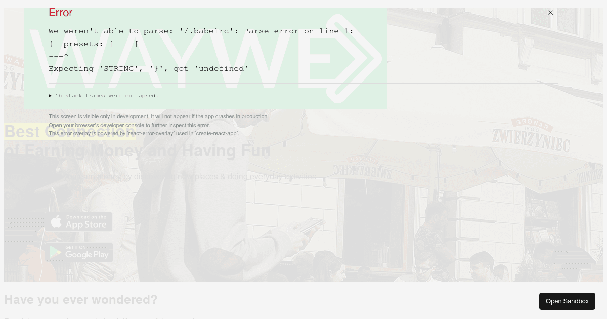 waywe-official-new-design - Codesandbox