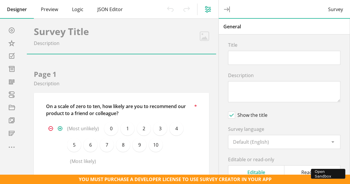 surveyjs-angular - Codesandbox