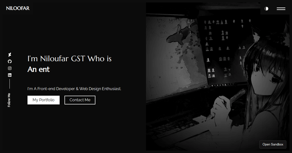 react-portfolio - Codesandbox