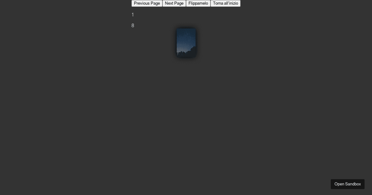 3d flipbook (forked) - Codesandbox