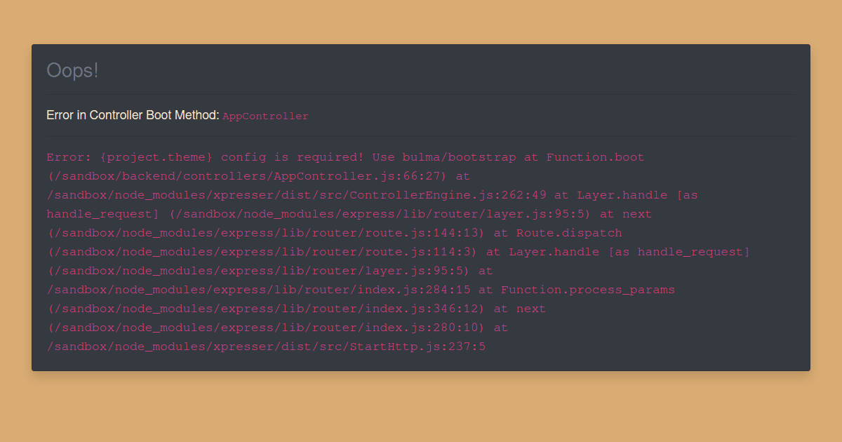 Xpreser New App Edge Codesandbox