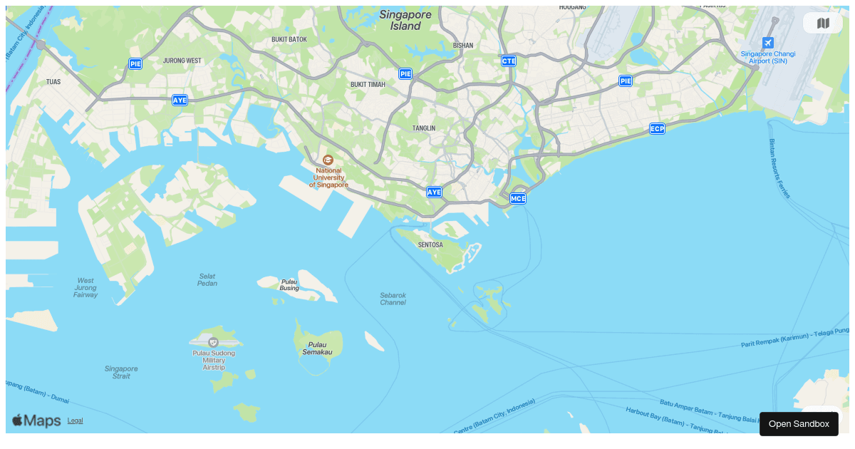 mapkit test (forked) - Codesandbox