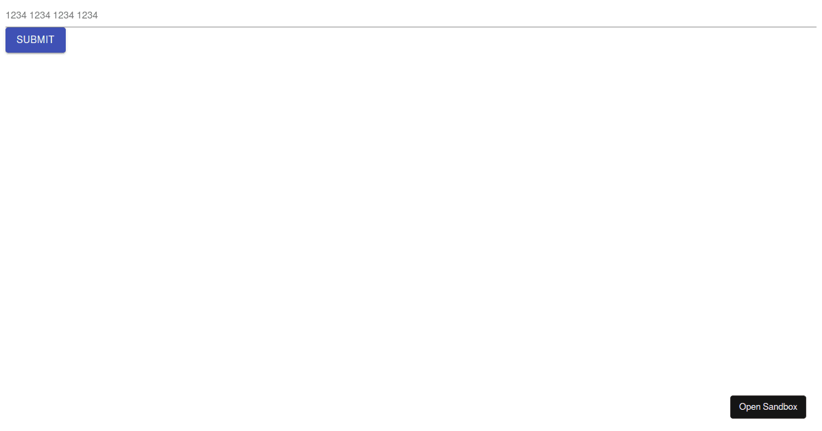 stripe-material-ui - Codesandbox