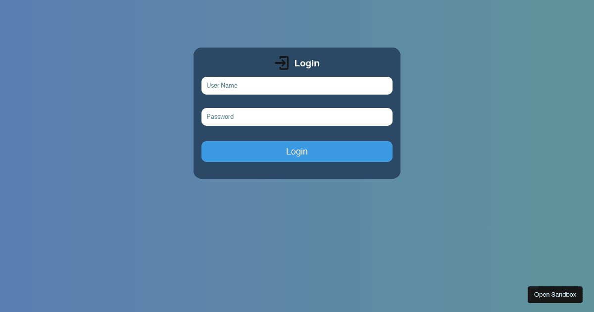 frontend - Codesandbox