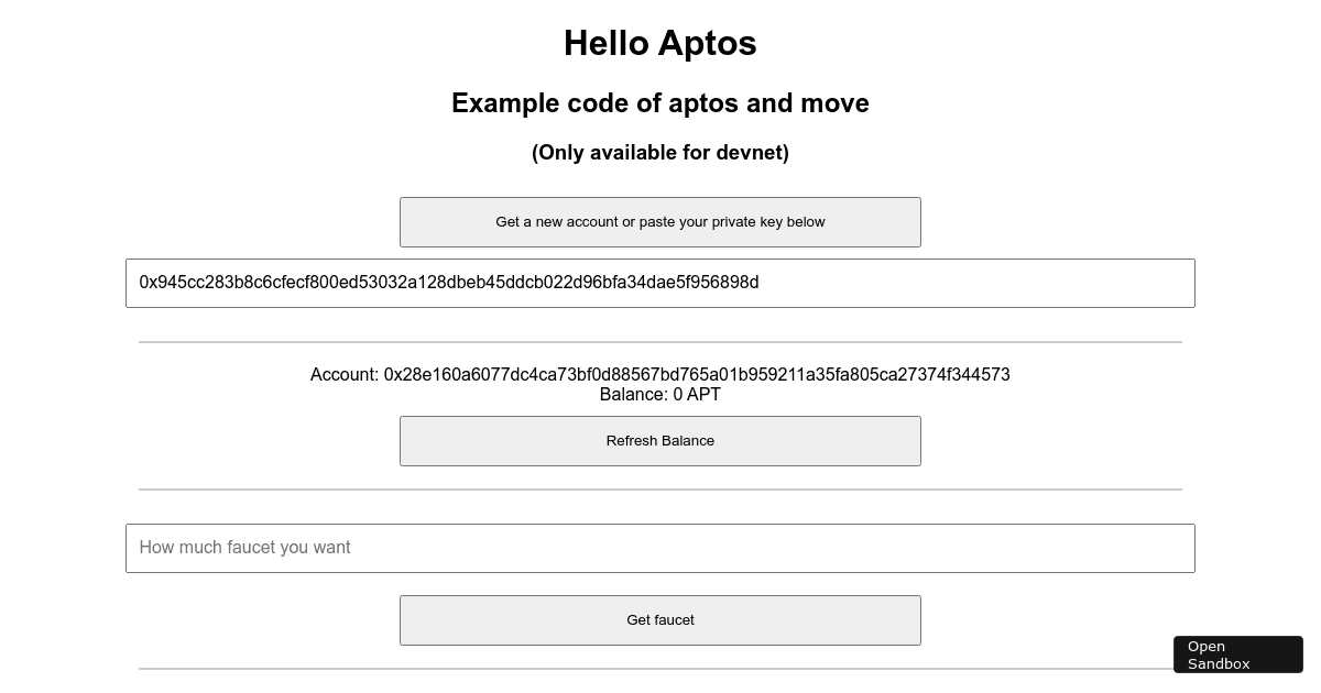 aptos-examples - Codesandbox
