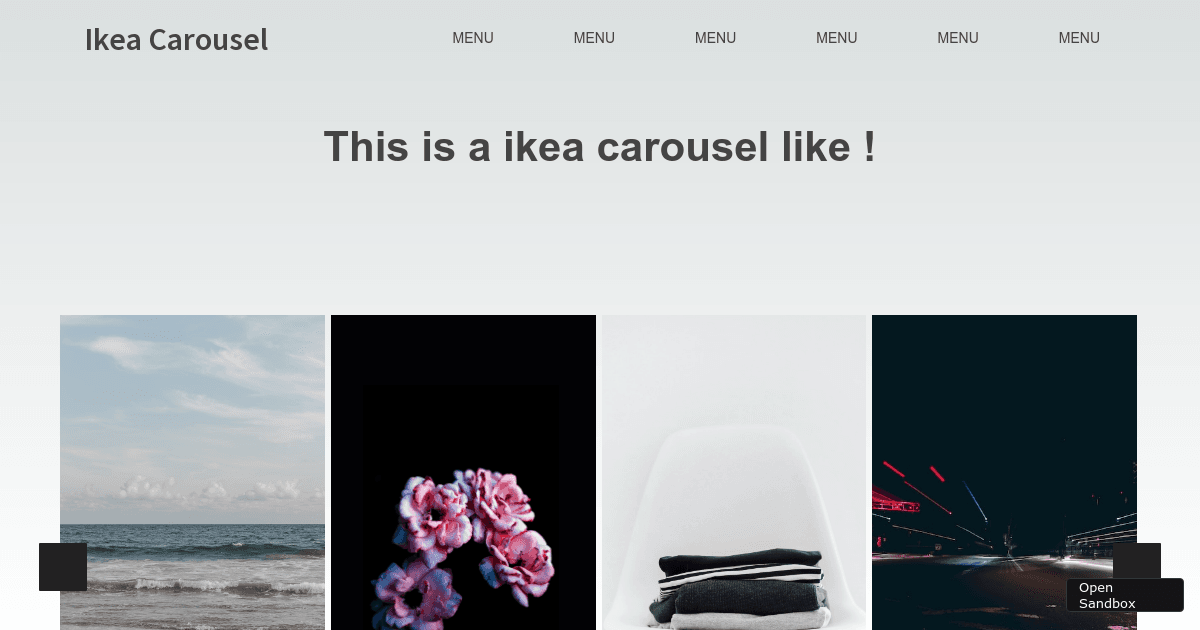 ikea carousel - Codesandbox