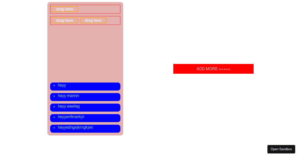 sortablejs - Codesandbox