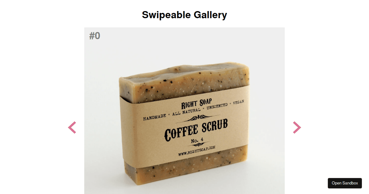 swipeable-gallery - Codesandbox