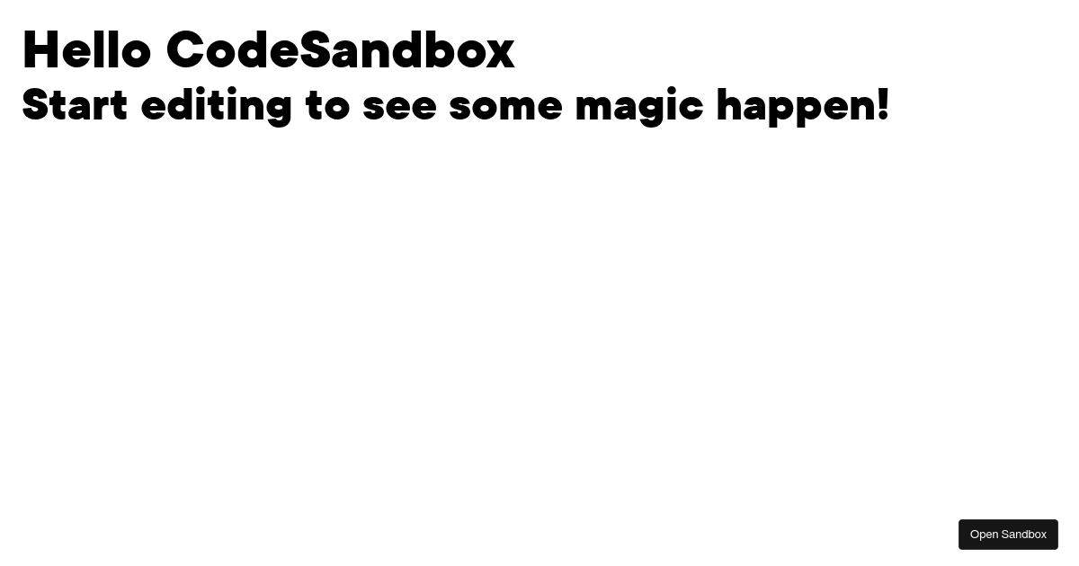 PS-React Typescript - Codesandbox