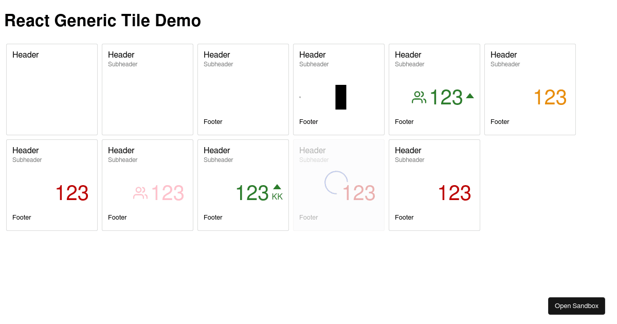 react-generic-tile (forked) - Codesandbox