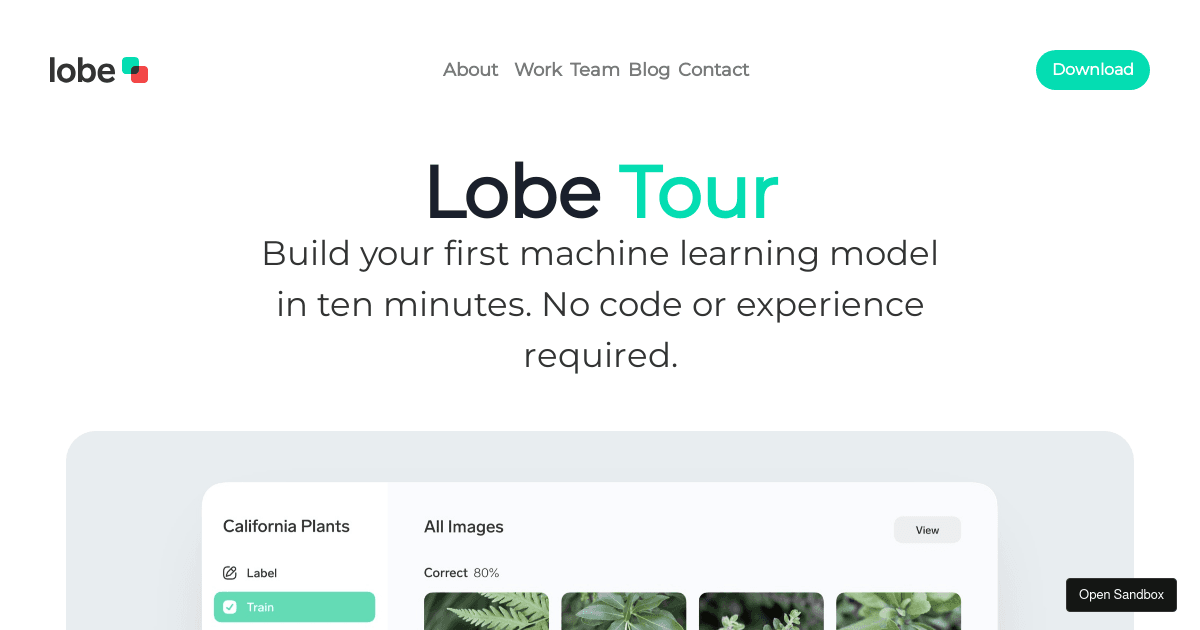 lobe-tour - Codesandbox