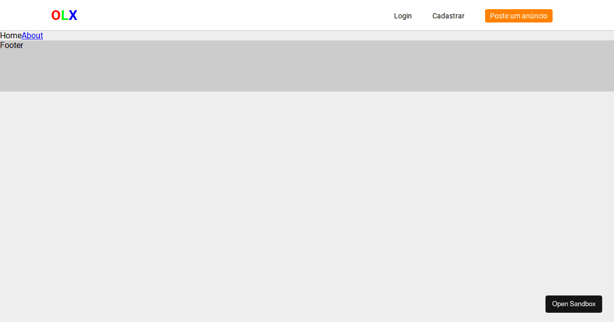 b7web-react-olx-clone - Codesandbox