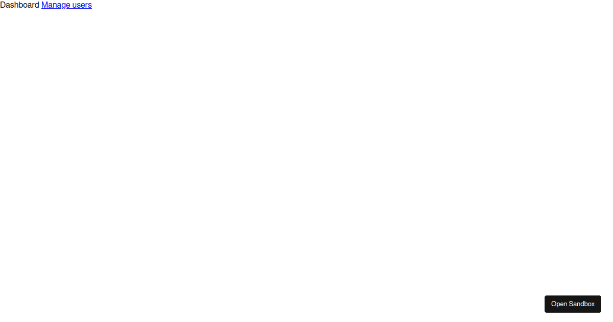React Router Nested Routes Bug Codesandbox