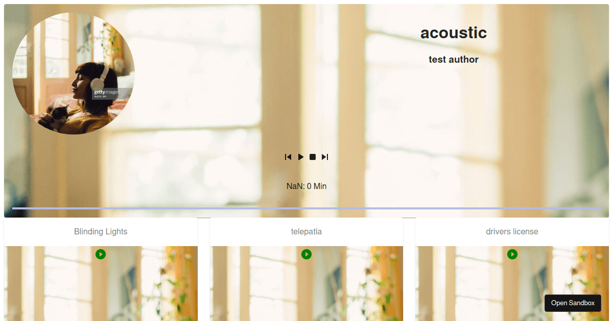 music-player - Codesandbox