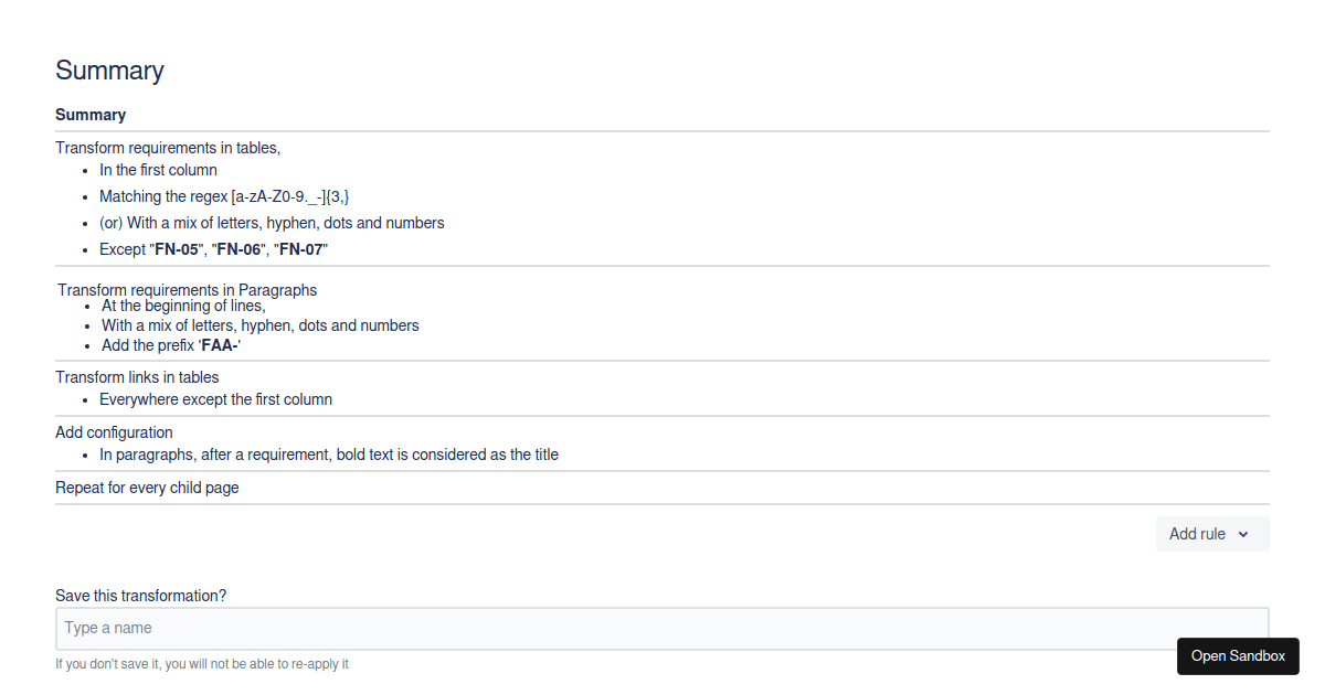 Transformation - Codesandbox