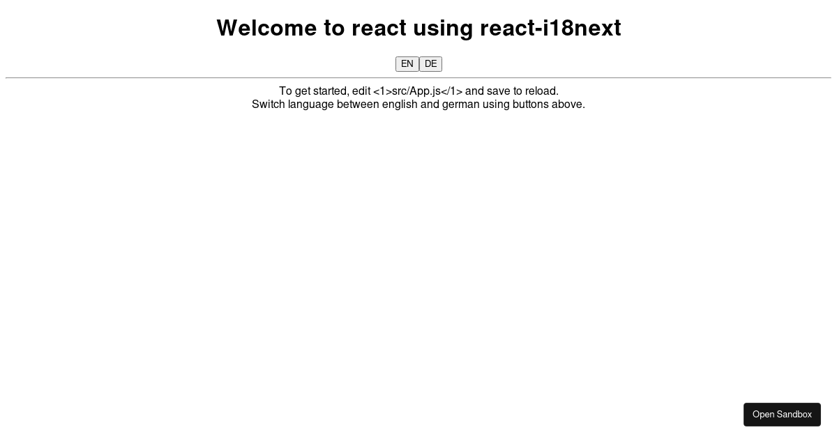 react - Codesandbox
