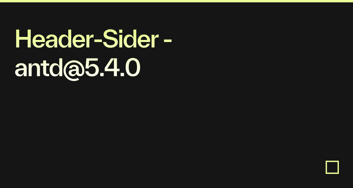 Header-Sider - antd@5.4.0 - Codesandbox