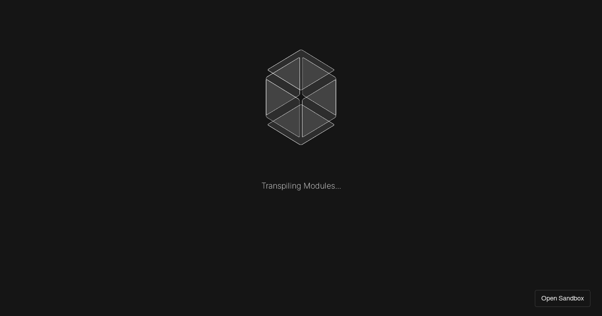codesandbox-react-template - Codesandbox