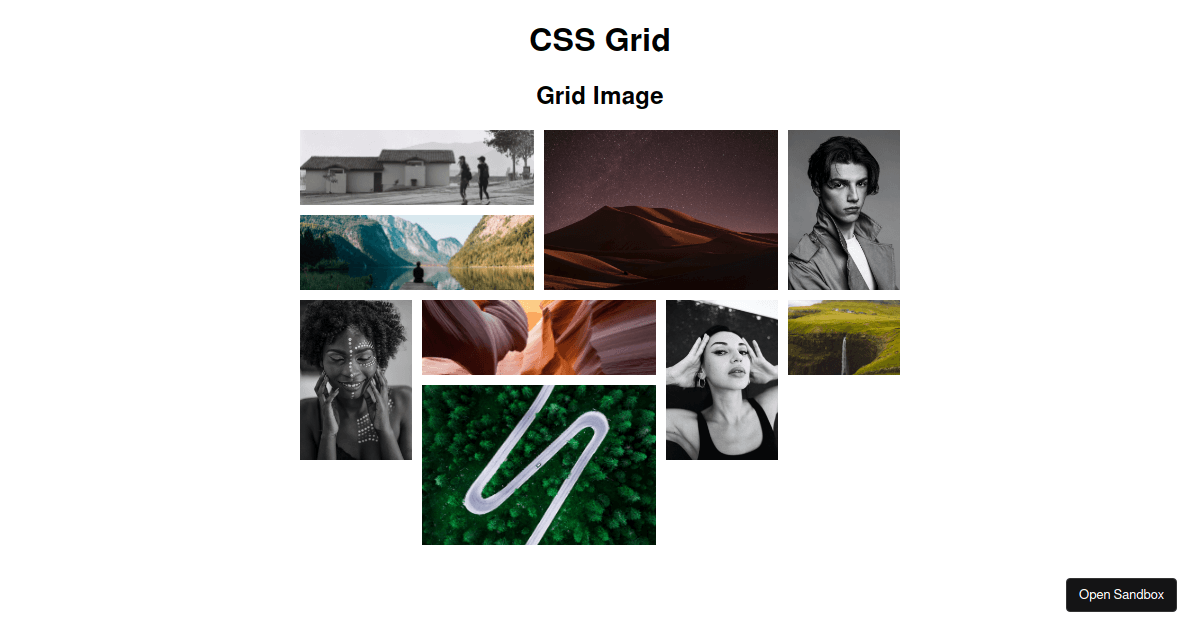 grid-image-layout - Codesandbox