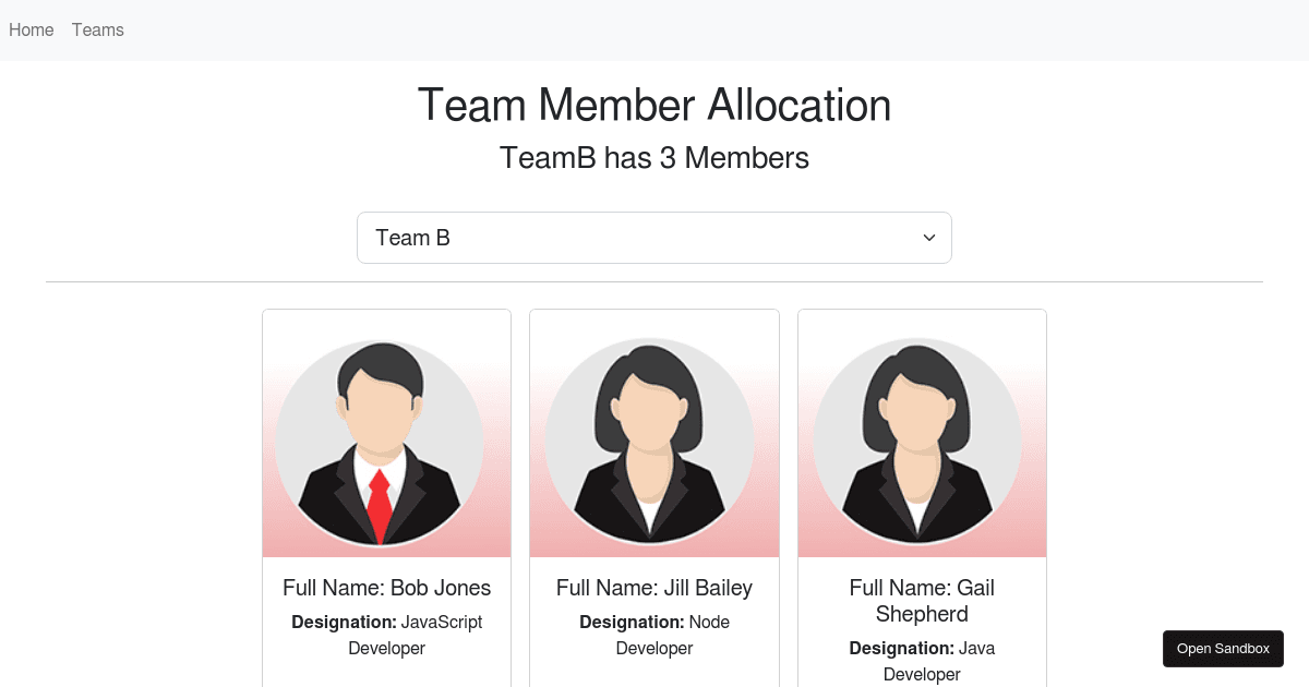 company-team - Codesandbox