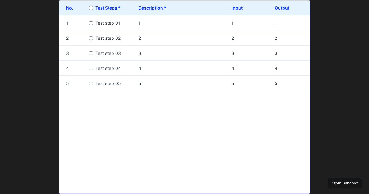 angular - Codesandbox