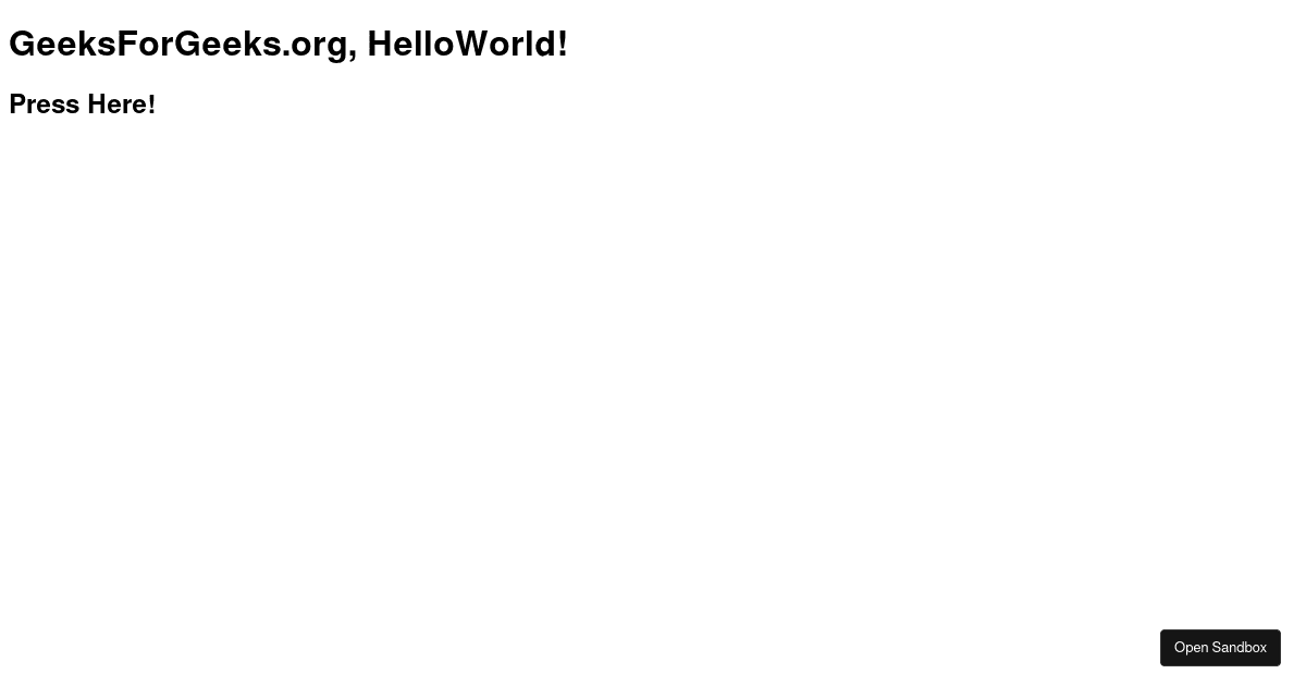 ecstatic-maxwell-t4s2r3 - Codesandbox