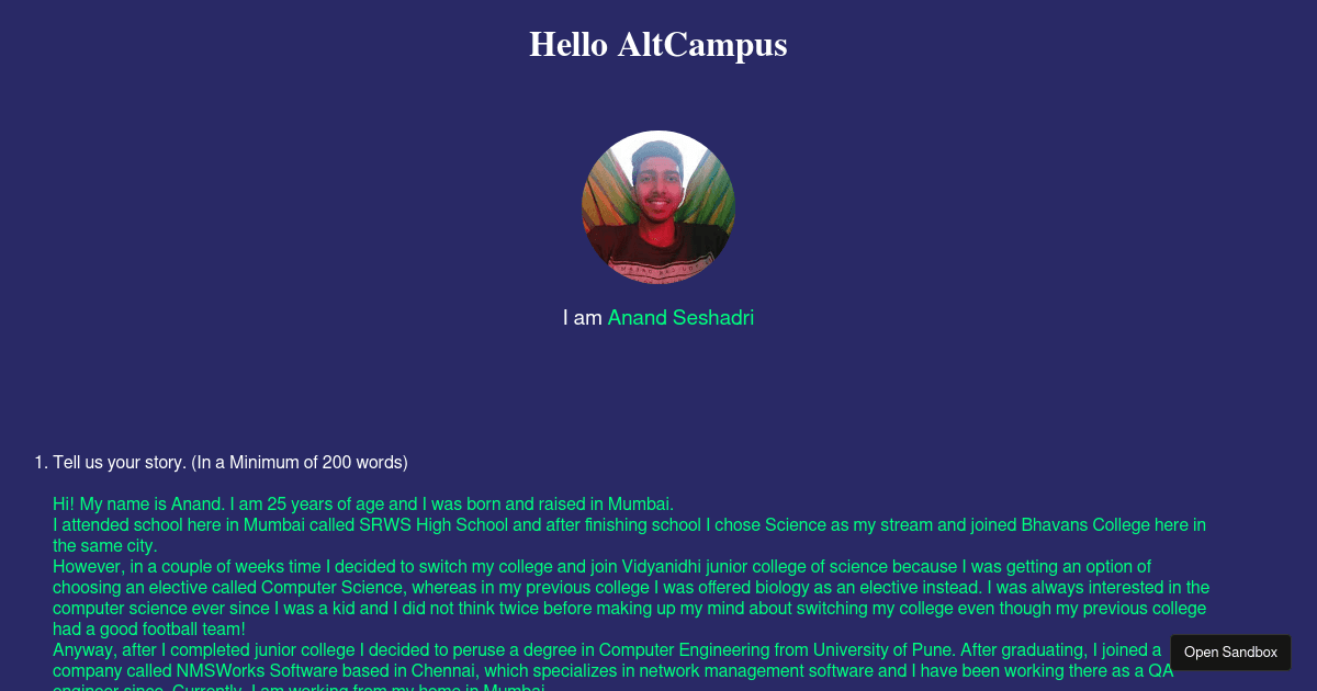 Task1 Html Css Codesandbox