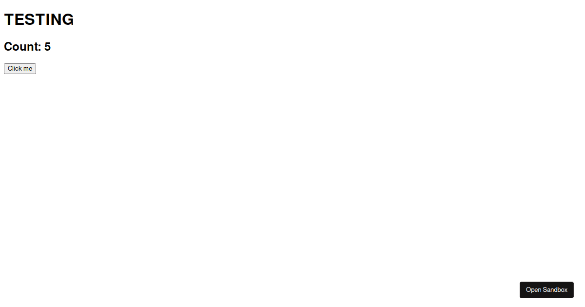 react-test (forked) - Codesandbox