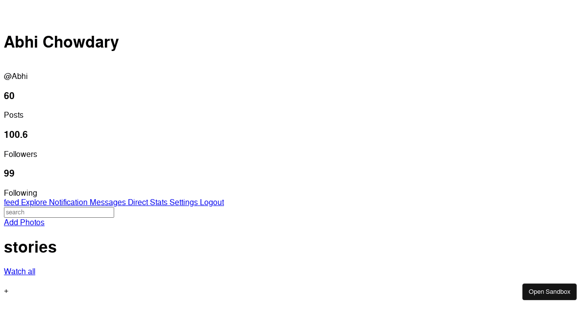 instagram-project-final - Codesandbox