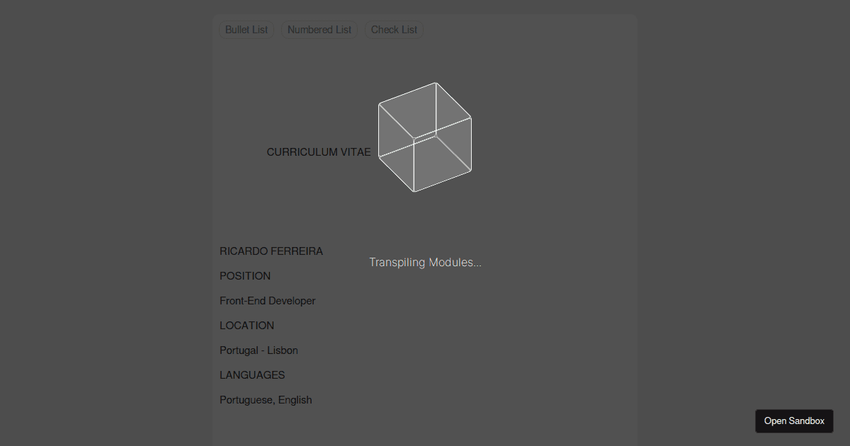 Lexical List Plugin Example Forked Codesandbox