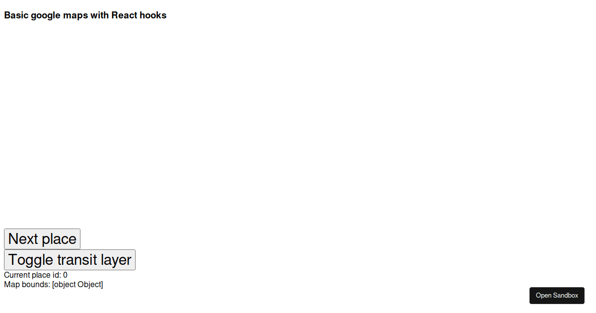 google-maps-with-react-hooks - Codesandbox