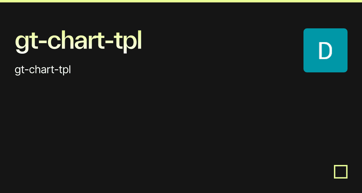 gt-chart-tpl - Codesandbox