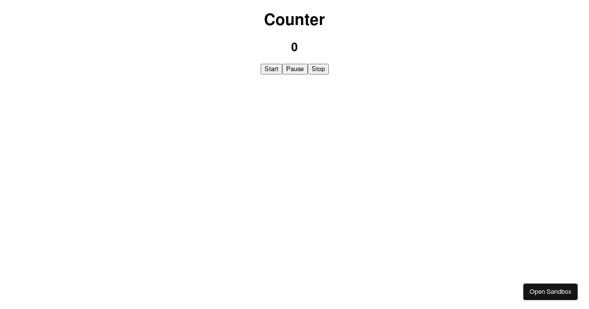 react - Codesandbox