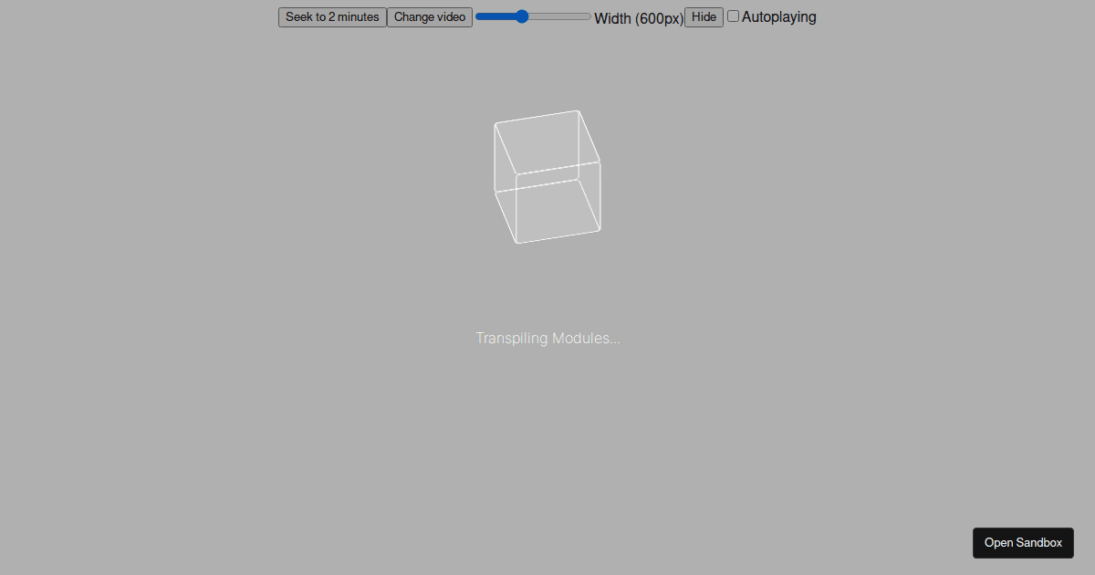 react-youtube-example - Codesandbox