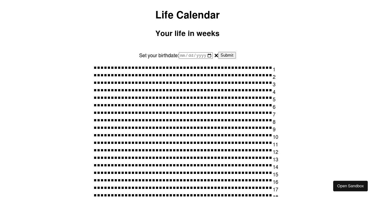 life-grid - Codesandbox