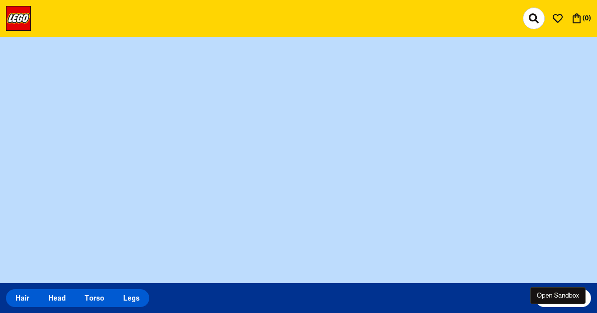 LEGO UI Concept - Codesandbox
