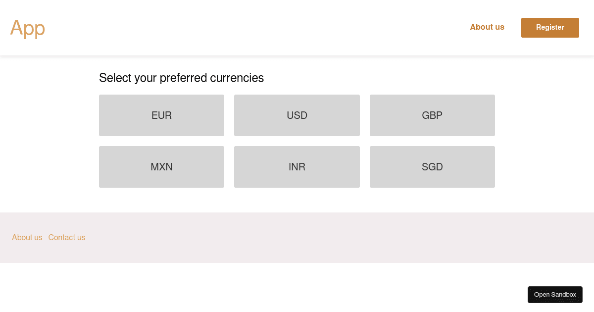 Active cards (forked) - Codesandbox