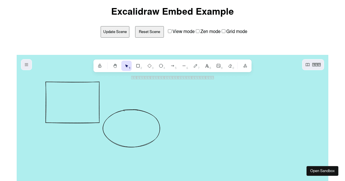 excalidraw-in-browser (forked) - Codesandbox