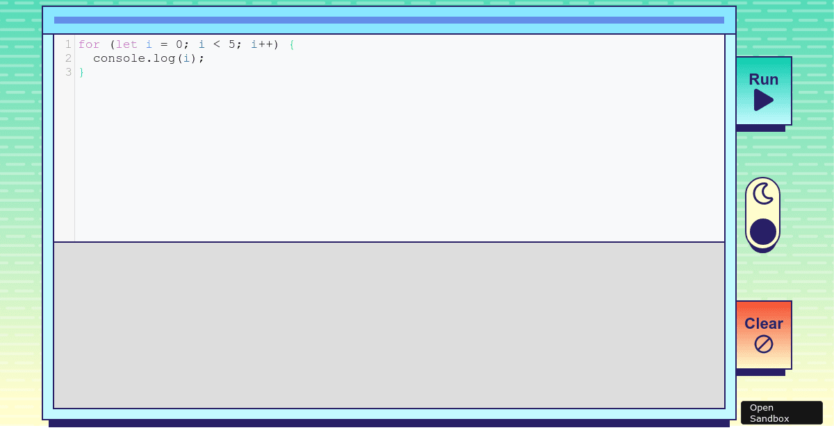 js-ide-console - Codesandbox