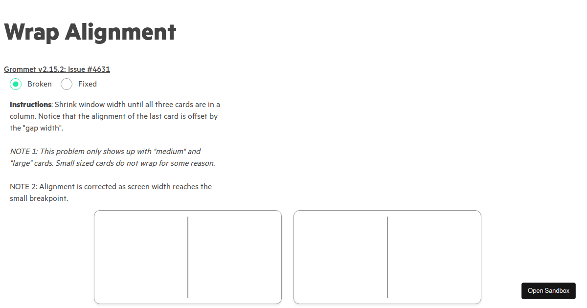 grommet-box-wrap-alignment - Codesandbox