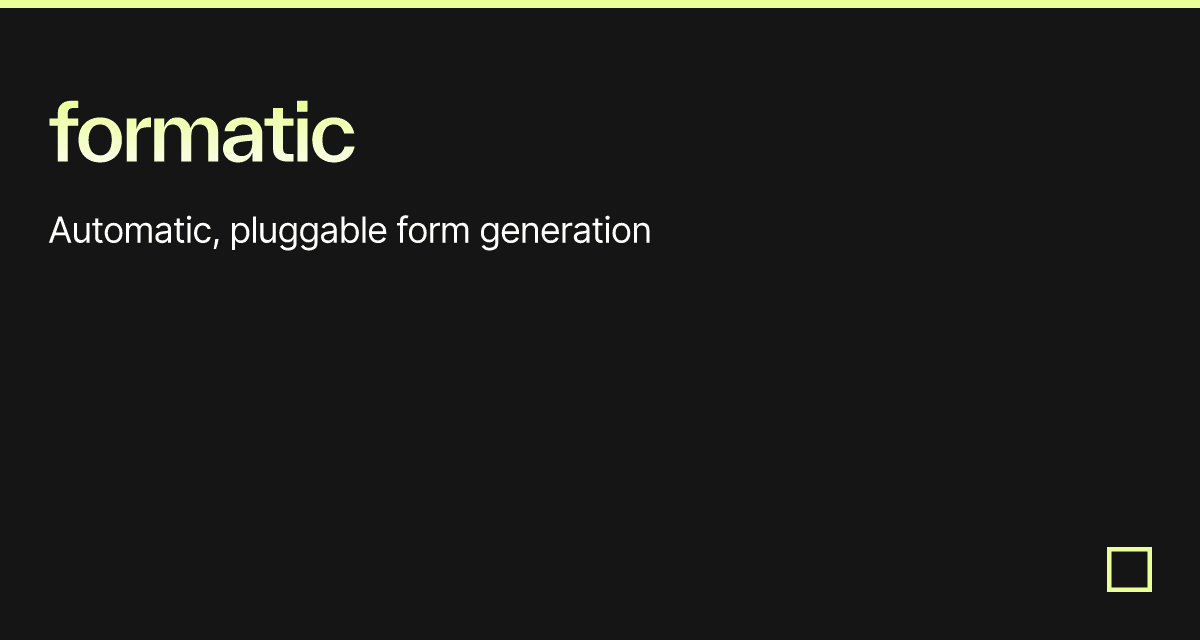formatic - Codesandbox