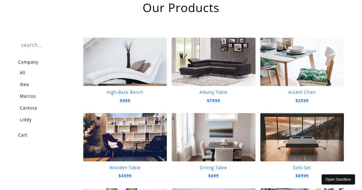 Basic Ecommerce Redux Toolkit React Typescript Forked Codesandbox