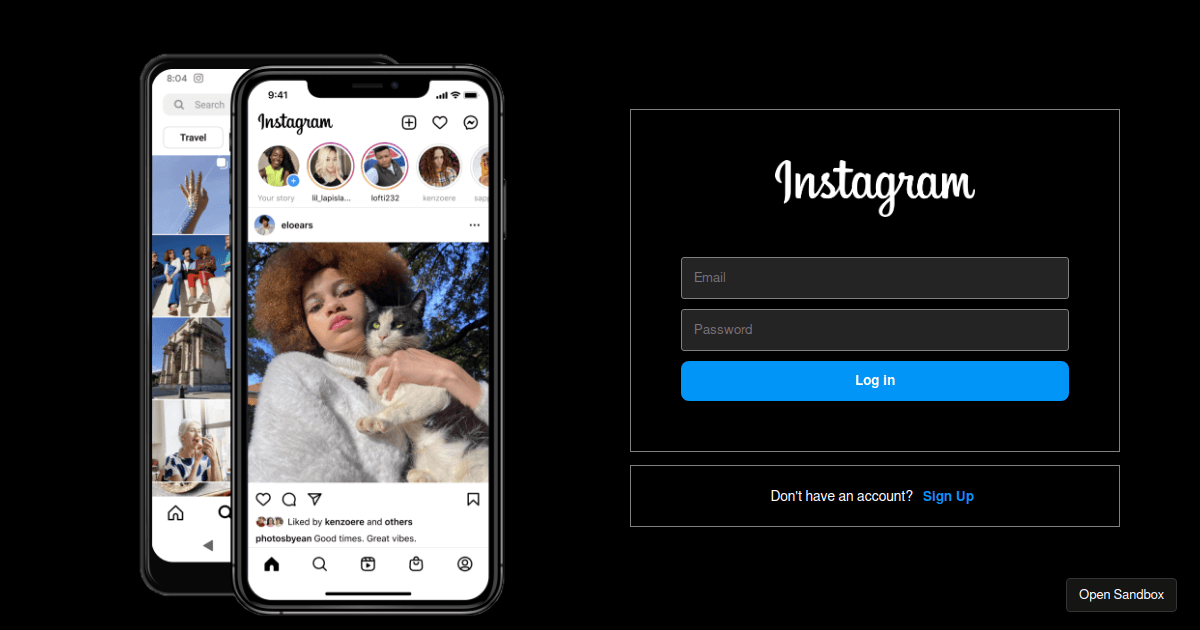 instagram-clone - Codesandbox