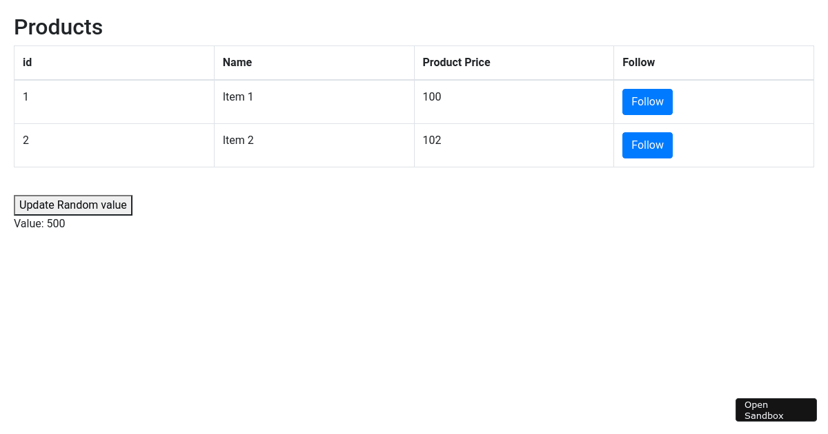 react-bootstrap-table-next-add-button-to-cell (forked) - Codesandbox