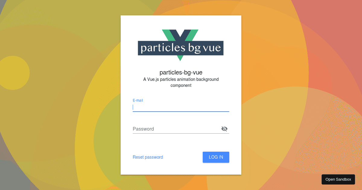 particles-bg-vue (forked) - Codesandbox