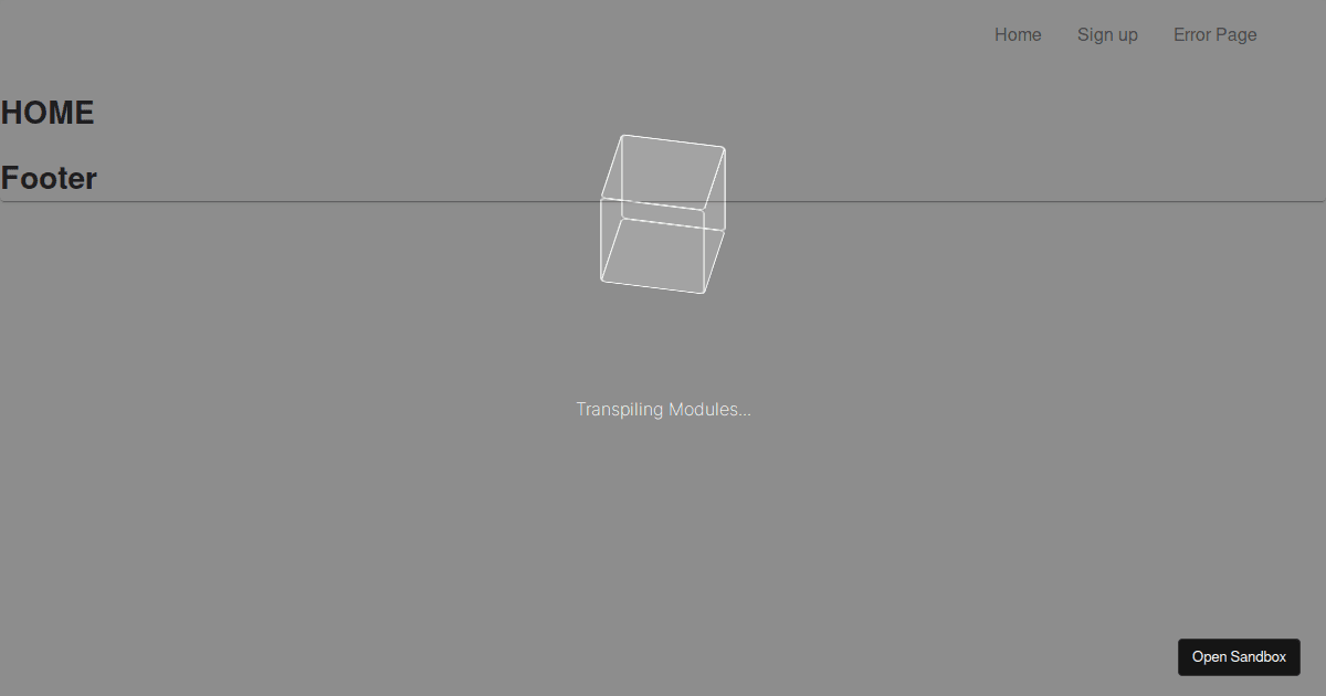 Create React App Codesandbox 