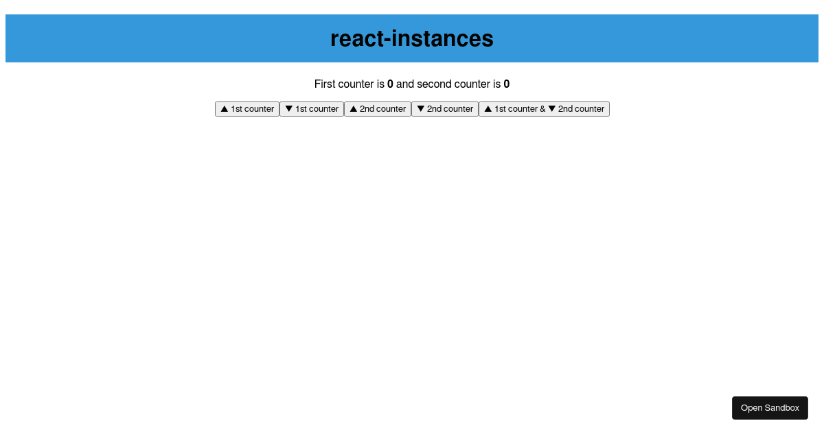 react-instances-template - Codesandbox