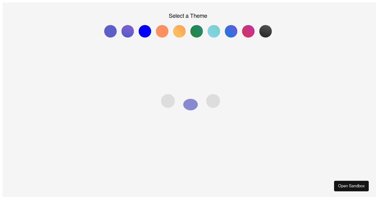 Typing Indicator Codesandbox